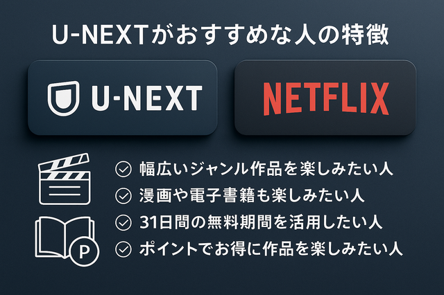 U-NEXTとNetflixどっちがいい？月額料金や配信作品の違いを徹底比較！ | cinemacafe.net