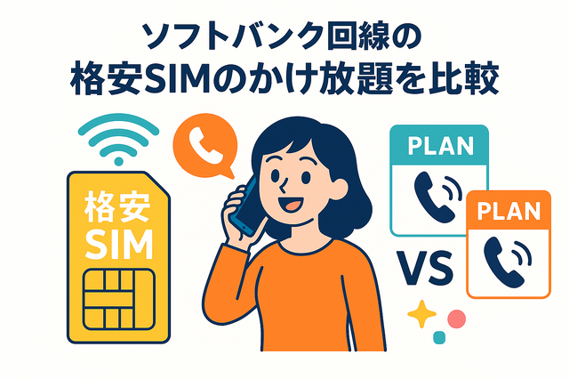 ソフトバンク回線でおすすめの格安SIMはどこ？速度や最安を比較！ | cinemacafe.net
